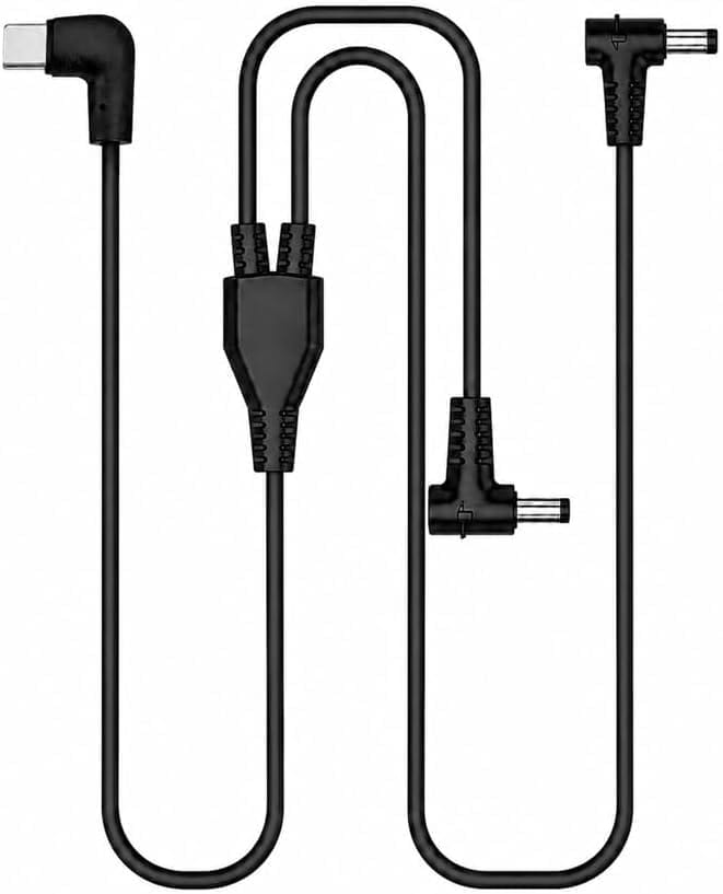 【バートル他対応（2026年モデル対応・AC10-4／AC320互換）】 USB Type-C（PD対応）電源から、空調作業服ファンへ給電する約110cmケーブルです。バートル対応の2026年モデル対応 AC10-4互換およびAC320互換...