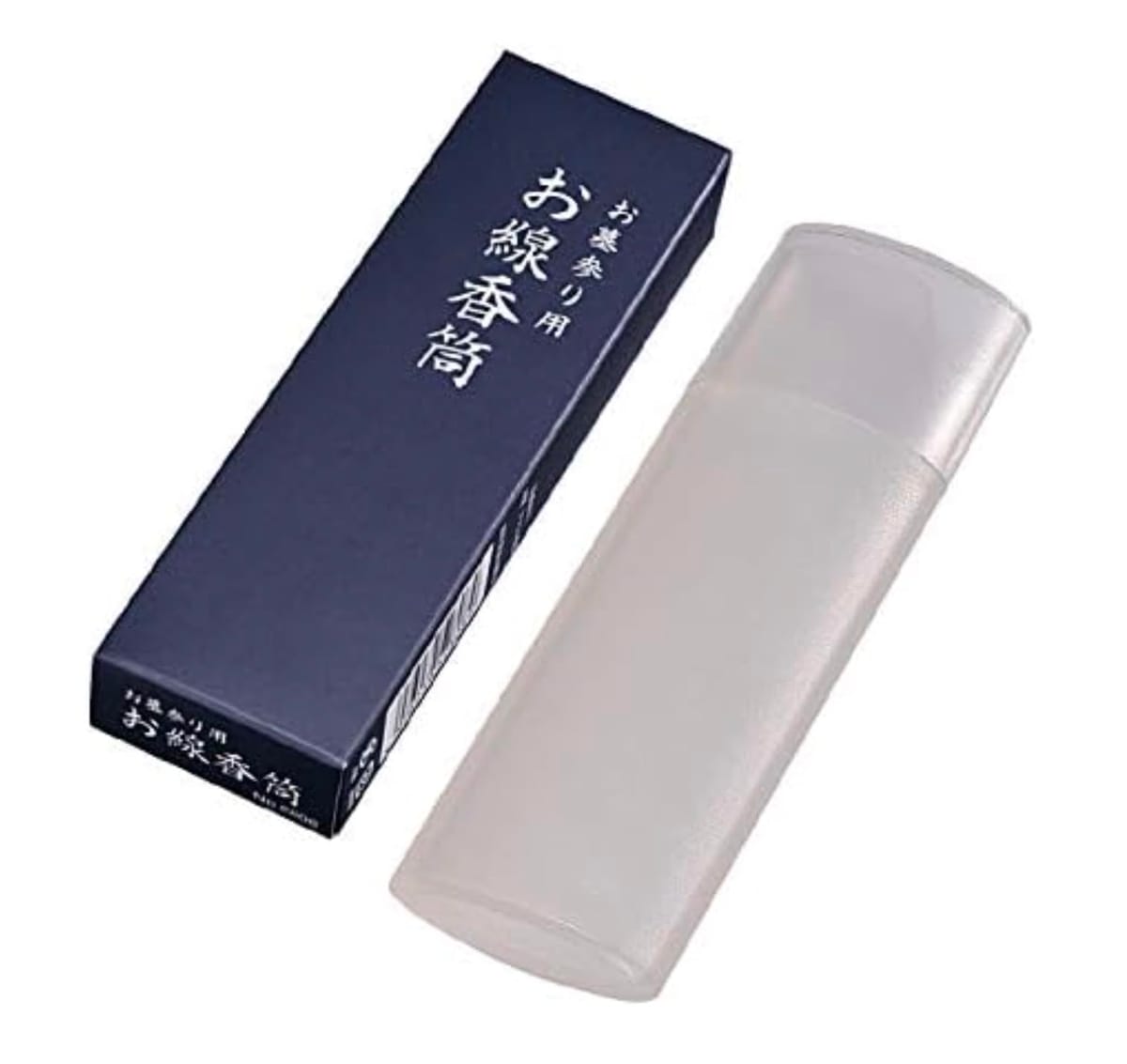 長さ148×幅45×厚さ19mm アクリル製 お仏壇でお使いのお線香を入れて、お墓参りにお持ち下さい。 バッグやカバンなどの中に入れても嵩張らないように、断面を楕円形にしました。 切り欠き側を下に傾けると、お線香が取り出し易くなります。 （...