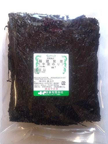 商品名：福建紫菜（中国・福建のり）原材料：のり 内容量：100g 原産国：中国賞味期限：ラベルに記載 保存方法：直射日光・高温多湿を避けて保存してください。 福建料理に欠かせない材料です。♪ 横浜中華街　福建紫菜（中国・福建のり）　100g...