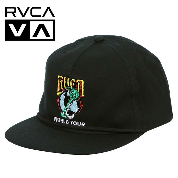 アイテム詳細ブランドRVCA(ルーカ)商品名COBRA TOUR SNAPBACK CAP (#UVYHA00128)アイテムキャップ素材コットン100％カラーBlack(ブラック/黒)サイズフリーサイズ(サイズ調整可能) ツバの長さ約7c...