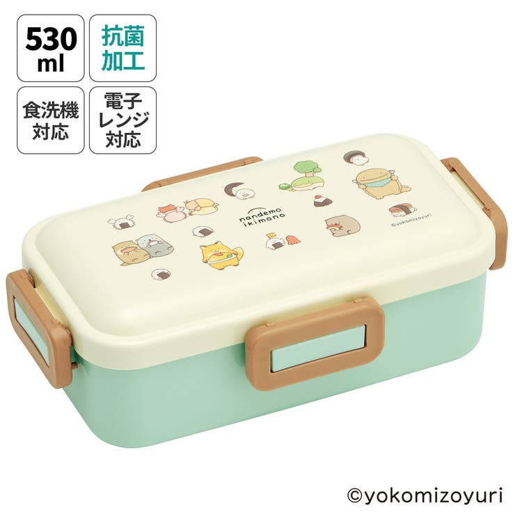 ドーム型のフタで、'ふんわり'とご飯やおかずが詰められる。高い仕切付きでおかずが片寄りにくい。片手で持てるスリムタイプ。4点ロックの密封式で汁漏れしにくい。フタを外して電子レンジOK！食洗機OK！！【商品サイズ(約)】サイズ：186×108...