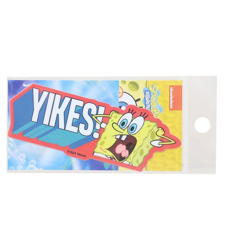 自転車やパソコンいろんなところに貼って楽しい耐水ステッカーデコシール/ギフト/プレゼント/可愛い/デコレーション大人気[スポンジボブ]のかわいいステッカーが登場耐光耐水仕様のビニール素材なので屋外使用もOKバイクやメットはもちろん、スマホ、...