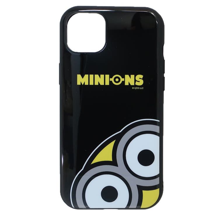 PC+TPU一体成型のハイブリッド構造による耐衝撃タイププレゼント/贈り物/ギフト/ミニオン グッズ/可愛い ケース新型アイフォン2023年モデル[iPhone15Plus/14 Plus]の裏面を覆うプロテクトケース[llllfit イー...