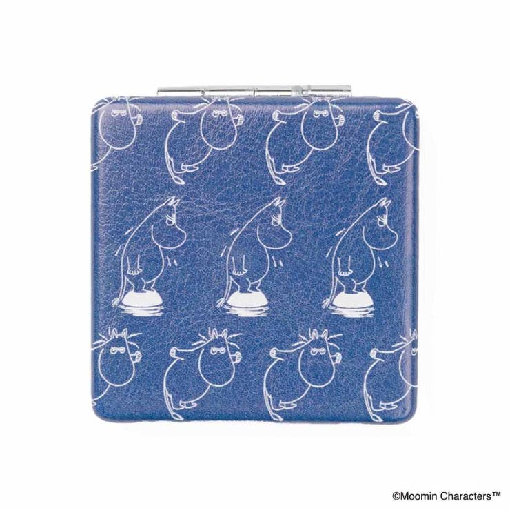 ムーミンのキャラクターをリピート柄でデザインしたシリーズハンドミラー/携帯/持ち運び/メイク/化粧大人気[Moomin/ムーミン]グッズにまたまた可愛いnewアイテム登場ムーミンのいろいろな表情をデザインしたコンパクトミラーです。片面は普通...