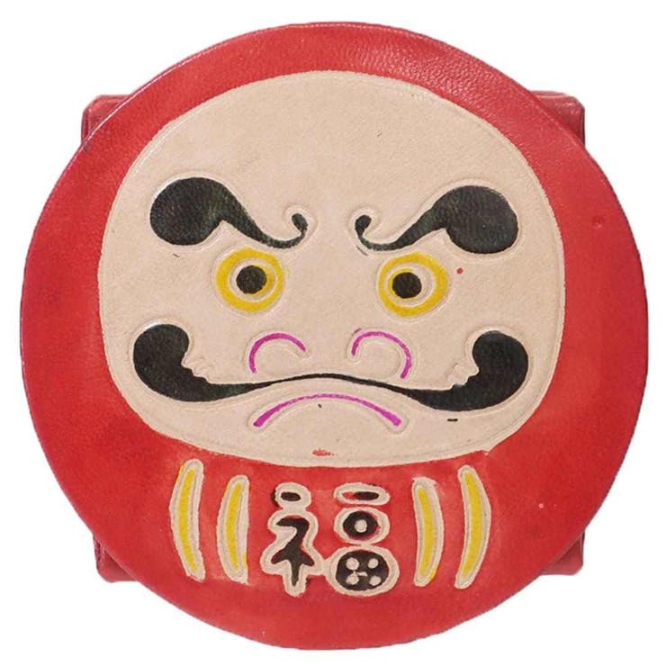 ハンドメイドの可愛いコインケース小銭ポーチ/お出かけ/贈り物/財布/コインポーチ毎日が楽しくなるキュートなZAKKAシリーズこちらはプレゼントにもぴったりな[ヤンピーコインケース]山羊革に型押しで模様をデザインして、カラフルにペイントしまし...