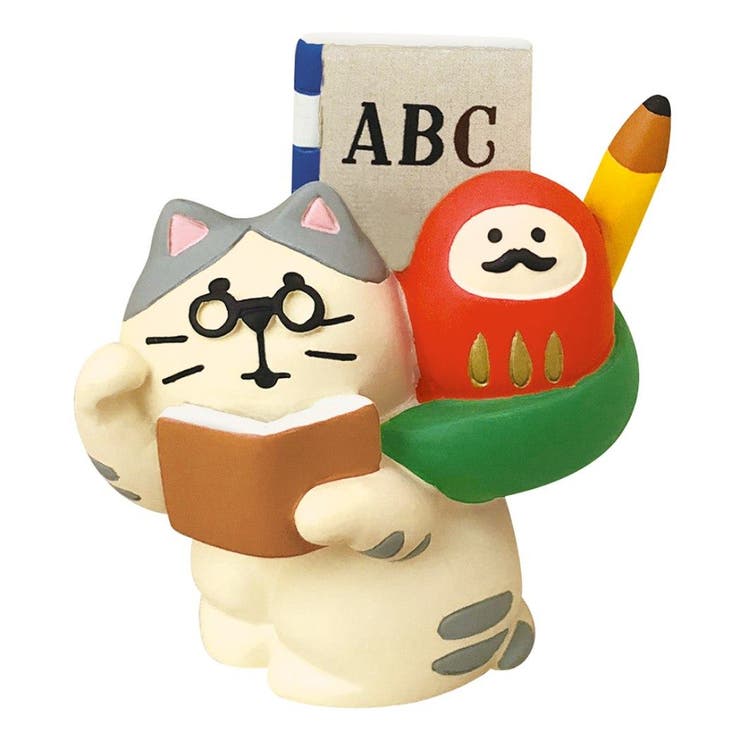 FUKU 福 MONO 縁起かつぎ招き猫 concombre 学業成就 マスコット デコレ 縁起物 インテリア プレゼント かわいい グッズ シネマコレクションコンコンブルのかわいいFUKU 福 MONOシリーズインテリア雑貨/小物雑貨/小...