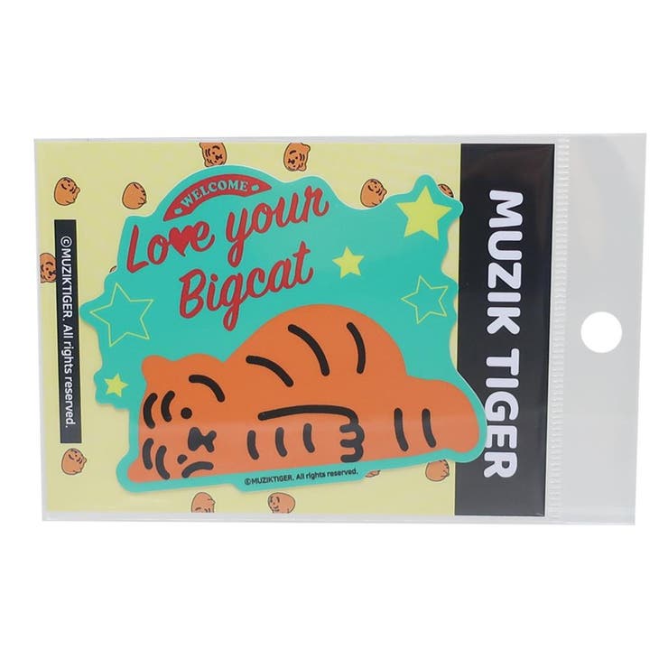 自転車やパソコンいろんなところに貼って楽しい耐水ステッカースマートフォン/かわいい/プレゼント/デコレーション/デコシール韓国発のアクセ、ライフスタイルブランド[MUZIK TIGER/ムジークタイガー]グッズにまたまた可愛いnewアイテム...