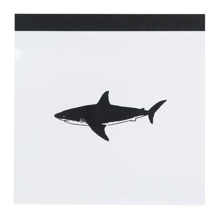 メモ帳 サメ スクエア メモパッド Animal Series アニマル グリーンフラッシュ 大人かわいい 文具 グッズ シネマコレクションシンプルながらも動物の魅力が色あせない定番人気のデザインメモ帳可愛い/動物/メモ用紙/中学生 高校生...