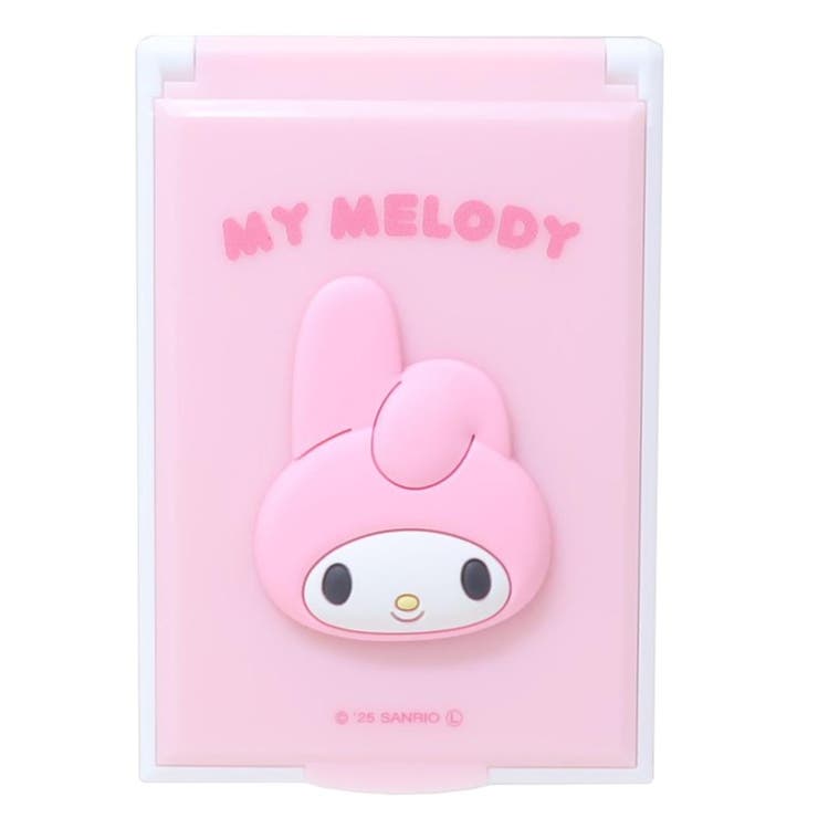 超ミニサイズでポーチにすっぽり収まるスタンド式ミラーお出かけ/可愛い ミラー/置き型/身だしなみチェック/ミニサイズ大人気サンリオキャラクターグッズにまたまた可愛いnewアイテム登場こちらは身だしなみの必需品[ミニスタンドミラー]コンパクト...