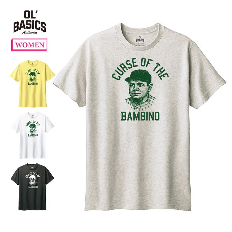 【商品説明】【バンビーノの呪い】をモチーフにしたロゴとイラストをフロントにプリントした、ベーシックデザインのロゴプリントTシャツ。・フロントにはロゴとイラストをプリント・生地は適度に厚みのある5.6オンス・シルエットはすっきりとしたレギュラ...