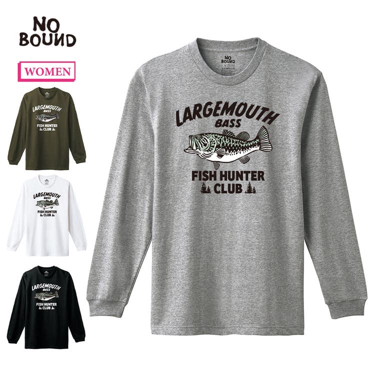 【商品説明】バスフィッシングを彷彿させるイラストプリントが特徴的な、バスイラストプリント レギュラーフィット ロングTシャツ。・ラージマウスバスのイラストとロゴをプリント・生地は適度に厚みのある5.6オンス・シルエットはすっきりとしたレギュ...