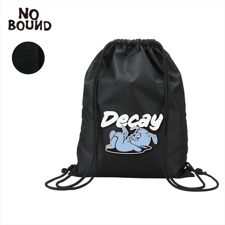 【商品説明】ストリートライクなイラストプリントが特徴的な、ディケイ プリント ナップザック。・ランドリーバッグやジムサックとも言われる、リュックを簡素的な作りにしたバッグ・「減衰」などの意味のロゴと、怠惰なデビルイラストプリントが特徴・生地...