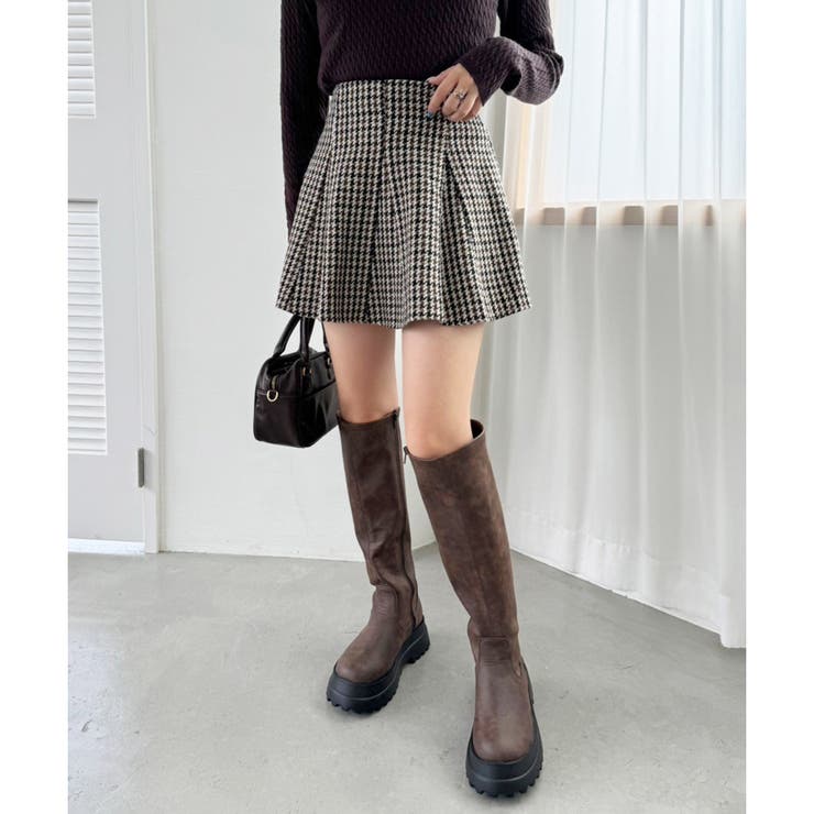 ~NICECLAUP 2025 early Winter Collection~■Designベーシックなデザインでどんなコーデにも合わせやすいプリーツスカート太めのプリーツが広がりすぎずスッキリと見せてくれます。S・Mサイズ展開なので身長...
