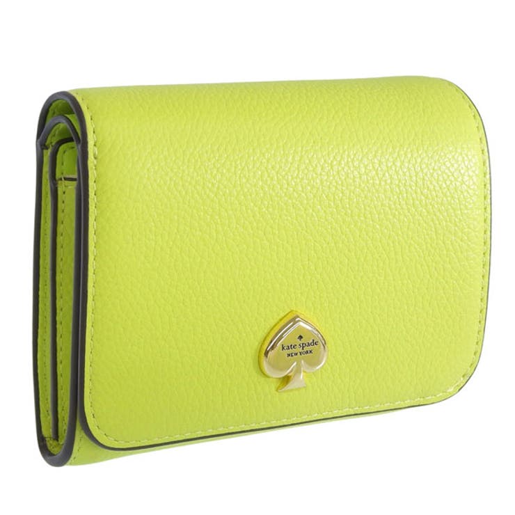 ケイトスペード/KATESPADE/二つ折り財布/KAYLA/PEBBLED/LEATHER/SMALL/Lケイトスペードらしい洗練されたカラーとレザーの質感が手元を華やかに彩ります。コンパクトなサイズ感ながら、カードポケットや小銭入れが充...