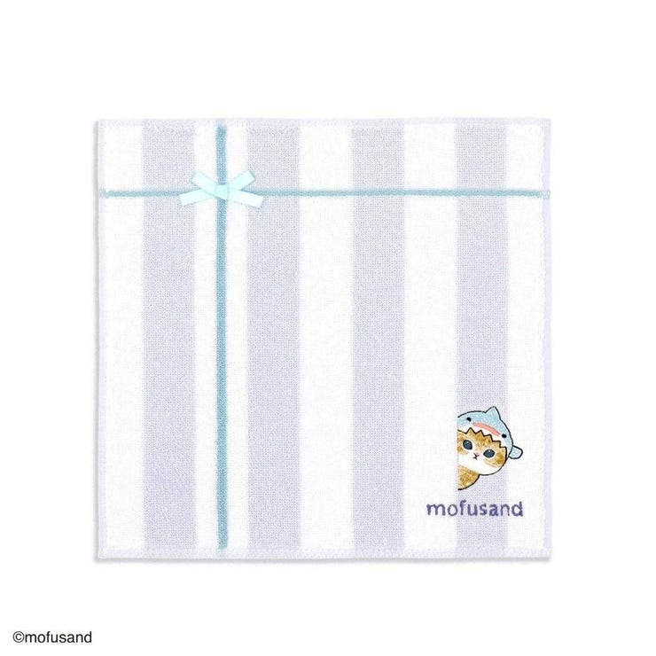 ひょっこり顔を出してこちらをじっと見つめています誕生日/お祝い/お返し/贈り物/ギフトSNSを中心に大人気のイラストレーター「ぢゅの」が生み出した、もふもふなにゃんこが描かれたイラスト「mofusand」より、タオルコレクションが登場ジンベ...