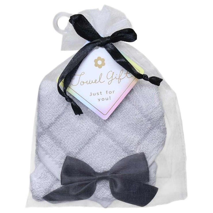 オーガンジー巾着入りでギフトにぴったり可愛い/おしゃれ/ハンカチ/贈り物/誕生日毎日が楽しくなるキュートな雑貨シリーズこちらはかわいい[巾着入りジャガードミニタオル]オーガンジー巾着の中にリボン付きのイニシャルタオルが入っていますコットン1...