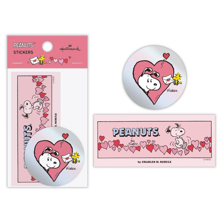 オーロラと透明、選べる2タイプ！封シール/デコシール/飾り/ラッピング/シール交換「Happiness is Red　スヌーピーの身の回りにある大事な赤いもの」をテーマにしたスヌーピーのステーショナリーコレクション。キャラクターではないけれ...