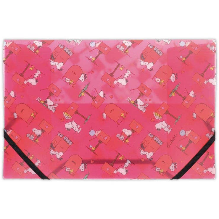 赤いポストにワクワクを詰めて書類整理/クリアホルダー/学校/オフィス/かわいい「Happiness is Red　スヌーピーの身の回りにある大事な赤いもの」をテーマにしたスヌーピーのステーショナリーコレクション。キャラクターではないけれど、...