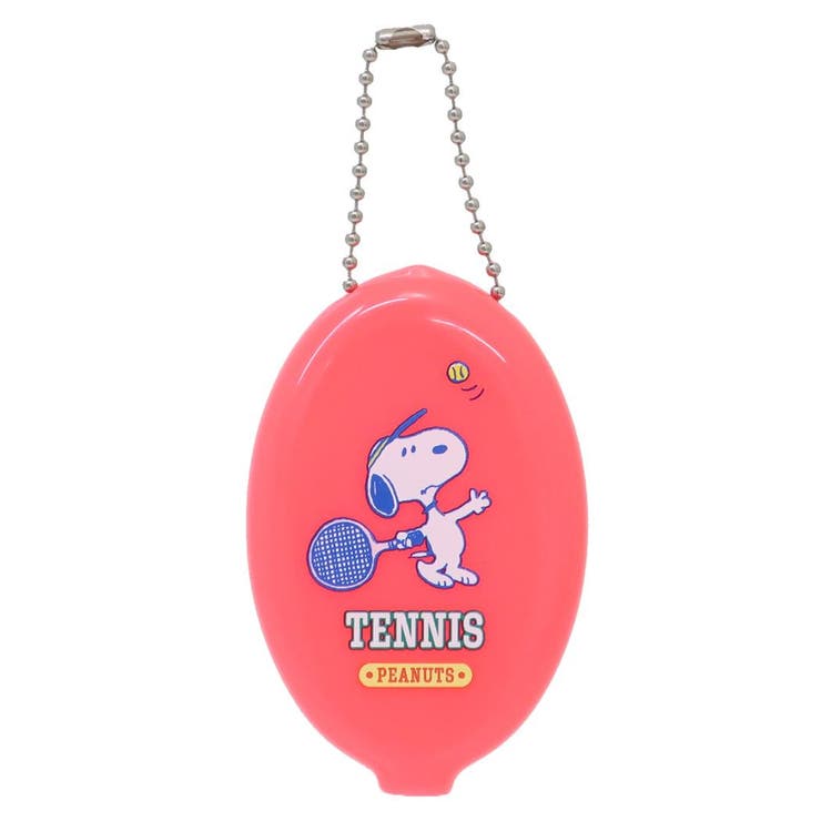 サッと取り出し簡単 小銭を入れるのに便利なコインホルダーバッグチャーム/プレゼント/ミニサイズ/コインポーチ/ラバーポーチ大人気[PEANUTS/SNOOPY]グッズにまたまた可愛いnewアイテム登場こちらはスポーツモチーフがキュートな[コ...
