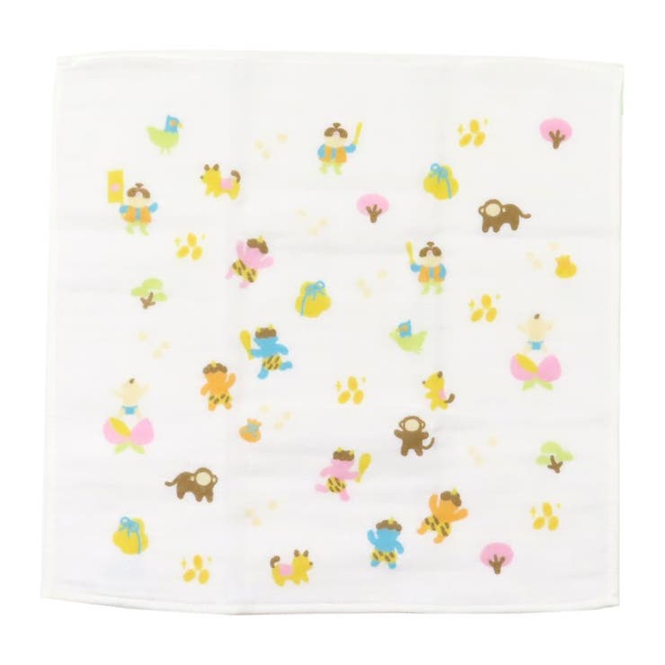 ベビーも大人もよろこぶ、ふんわりやわらかな肌ざわり誕生日/贈り物/プレゼント/ギフト/お祝いみんなが大好きな童話やむかし話の可愛らしいタオルシリーズこちらはふんわり優しい肌触りが魅力的な[ハンカチタオル]四重ガーゼで肌触り＆吸水性もバツグン...