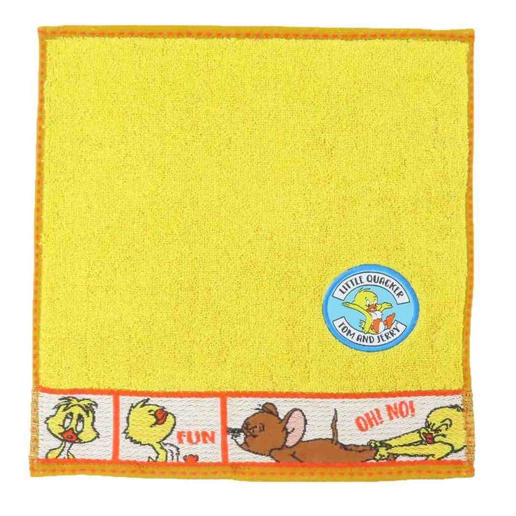 ジャガードタイプで柔らかな手触り＆吸水もバツグンミニハンカチ/お出かけ/ギフト/お祝い/可愛い タオル大人気トム＆ジェリーの可愛らしい新作タオルシリーズこちらは定番人気アイテム[ミニタオル]オーガニックコットンを使用した人にも環境にも優しい...