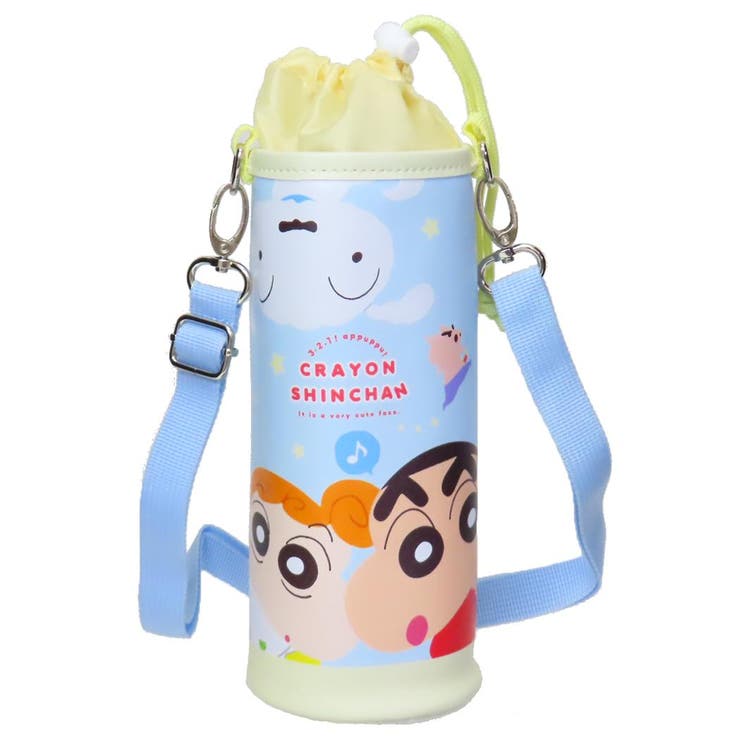 保温 保冷も出来るペットボトルケース遠足/水筒ホルダー/水筒ケース/小学生/幼稚園大人気アニメ[クレヨンしんちゃん]グッズからまたまた可愛いnewアイテム登場こちらは[ペットボトルホルダーL]ステンレスボトルや水筒も入る少し大きめのサイズで...