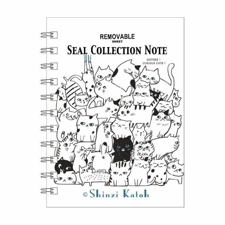 シールのコレクションを可愛い手帳にまとめちゃおうシール交換/シール台紙/マスキングテープ/ギフト/贈り物熊本県出身の雑貨デザイナー絵本作家[Shinzi Katoh/シンジ カトウ]の新作雑貨が登場こちらは定番人気アイテム[シール帳]コンパ...