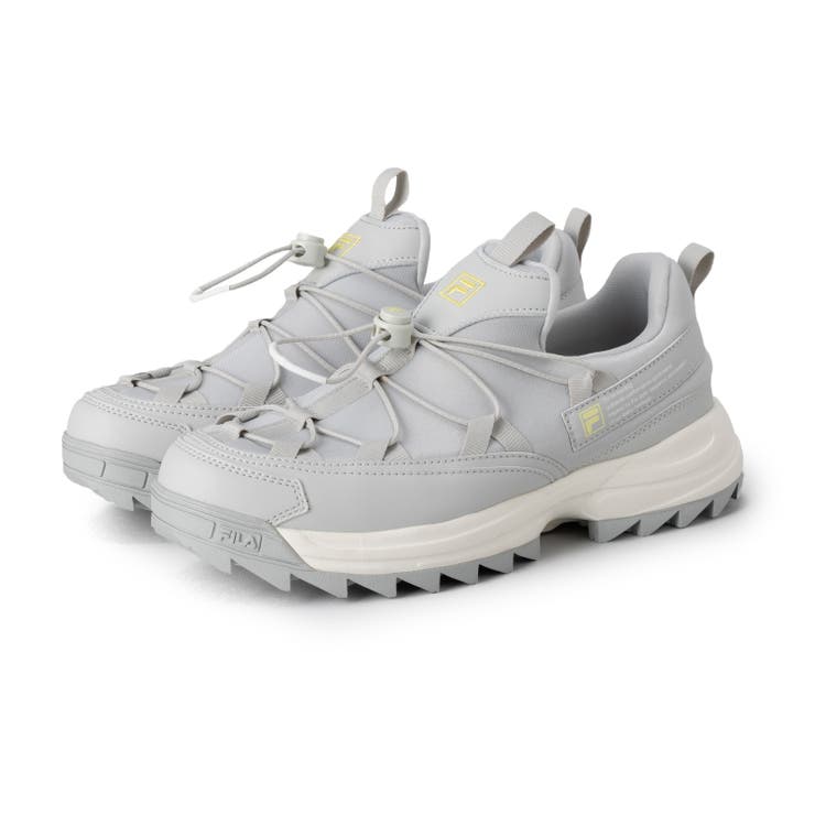 程良いボリューム感のあるシャークソールのFILAの定番DISTORTERをベースに、伸縮素材を採用しアジャスター仕様で着脱を容易に出来る1足。特徴的なレースアップデザインで、着脱容易性とデザイン性を両立しました。返品・交換について購入後の交...