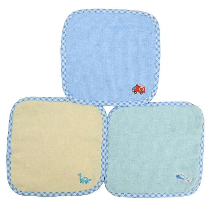 柄違いで楽しめる 洗い替えにぴったりなはんかちタオルセット保育園/幼稚園/小学生/プレゼント/ギフトキッズたち大喜び間違いなしの可愛らしい新作タオルシリーズこちらは小さなお子様のポケットにもしまいやすい、コンパクトサイズの[ガーゼぷちタオル...