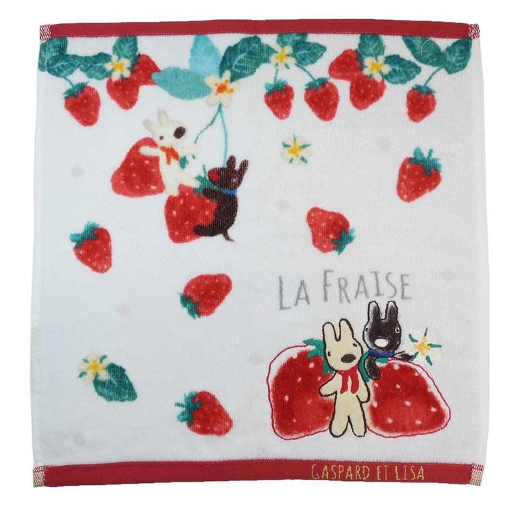 ジャガードタイプで柔らかな手触り＆吸水もバツグンプレゼント/ギフト/贈り物/誕生日/お手拭きリサとガスパールの可愛らしいタオルシリーズこちらは定番人気アイテム[ハンドタオル]コットン100％のジャガードタイプで吸水＆肌触りもバツグン何枚あっ...