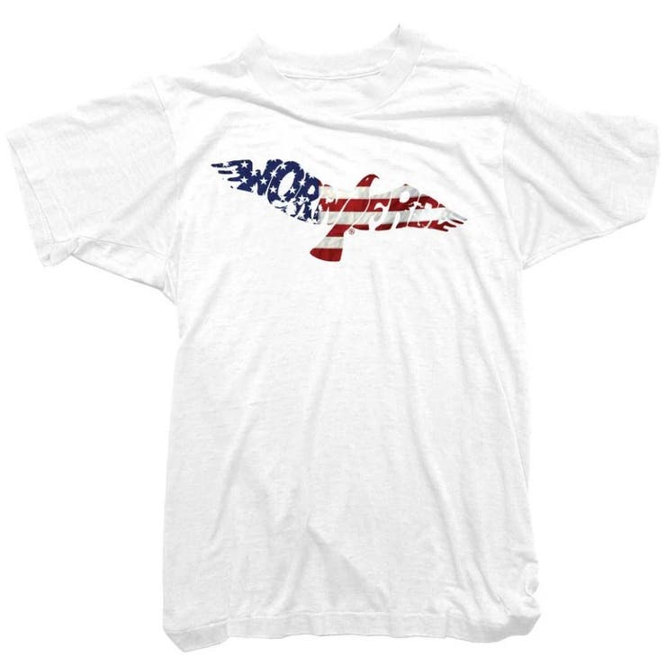 アメリカ発ブランドのWORN FREEによる、ヴィンテージ感漂うプリントTシャツです。フロントにWORNFREE社のICONであるEAGLEを星条旗デザインにアレンジしている。インパクトのある仕上がりになっています。かすれた風合いのプリント...