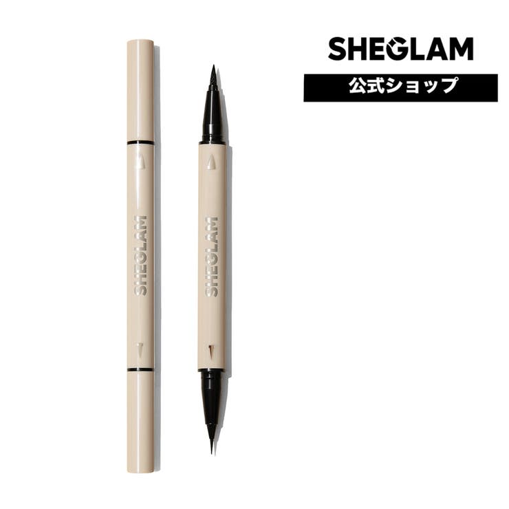 SHEGLAM マルチタスクライン＆ディテールアイライナー2WAY使い分け:プロ級ダブルヘッド設計。超極細チップで繊細なアイラインやグラフィックメイクを実現!絹のような滑らかさ:濃密マット発色、高密着フォーミュラが、まぶたにスムーズに密着!...