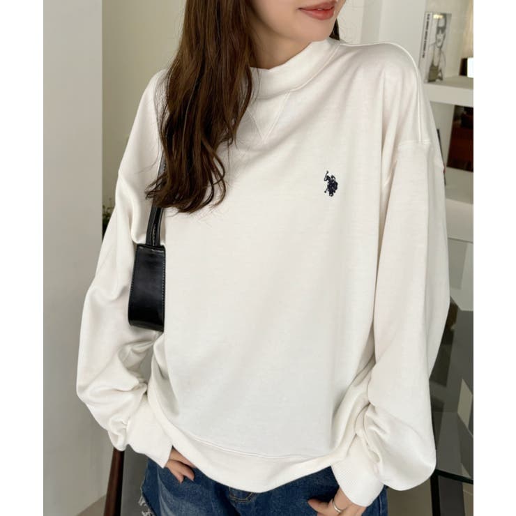 ＼25SS POLO ASSN × Ada.別注／【人気のPOLOシリーズ。Ada.別注 // U.S. POLO ASSN モックネック オーバーサイズ スウェット】■商品の特徴大好評のU.S. POLO ASSN×Ada.の別注アイテム...