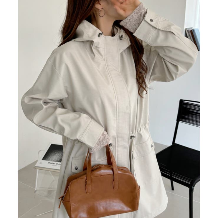 ＼ Spring NEW ARRIVAL ／【Eclat one】 カットボンディング ウエスト ドロスト マウンテンパーカー■商品の特徴　・シーズン感高まる軽アウター・ウエストドロスト付・うれしい大きめポケット■詳細説明　春のシーズン感を...