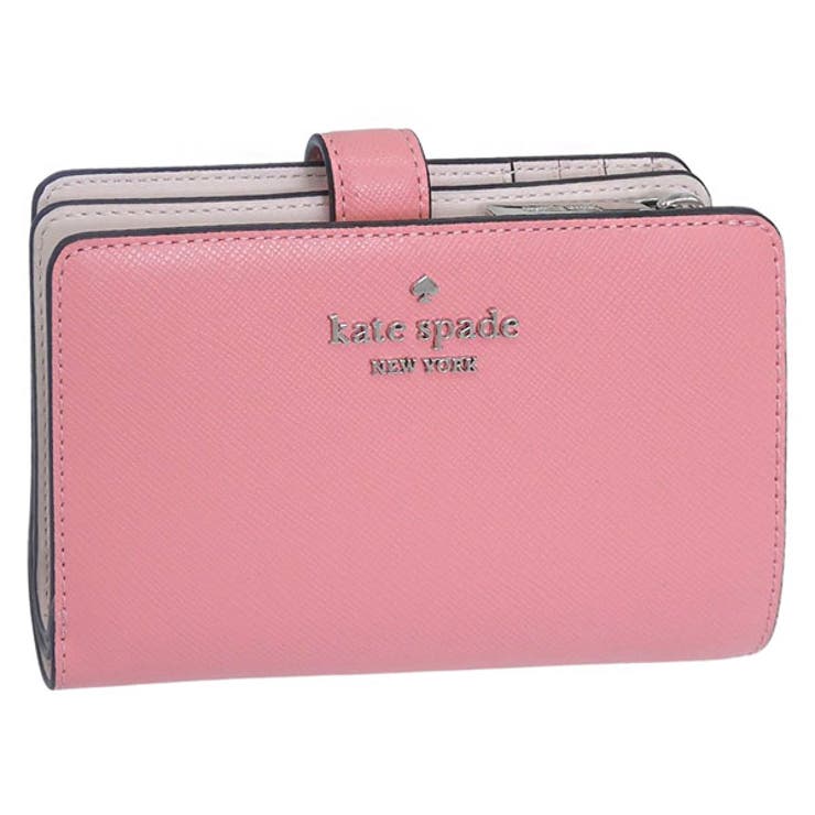 ケイトスペード/KATESPADE/二つ折り財布/WALLETS/MED/COMBIFLD上品な素材感と洗練されたシンプルデザインが魅力のケイトスペード 二つ折り財布。カードポケットや小銭入れを備えた使いやすい仕様で、必要なアイテムをすっき...