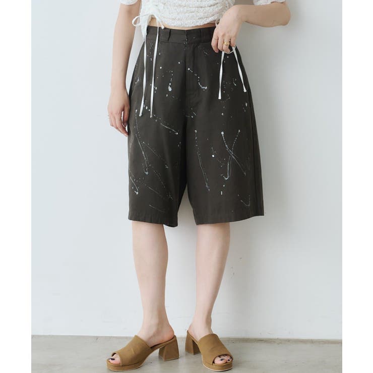 【UNISEX】HAND PAINTING COTTON TWILL SHORTS■素材・洗濯表示素材:綿100％洗濯:洗濯機の通常コースで洗濯可能タンブル乾燥:不可アイロン:120℃まで【WHIMSIC】ブランド名の由来はWHIMSY+B...