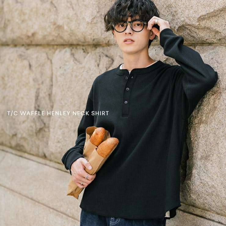 1枚でもレイヤードスタイルでも決まる!T/Cワッフルヘンリーネック長袖Tシャツ【ITEM POINT】●26AWは新たに3色をラインナップ●表情豊かなT/Cワッフル素材●程よい凹凸感で肌馴染みの良い柔らかさ【MODEL】MASASHI：17...