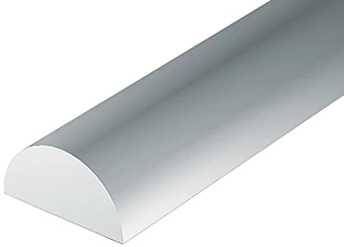 エバーグリーン スケールモデル プラ棒 ハーフラウンド 幅3.2mm 3本入 模型用素材 70EG244 幅3.2mm 全長355.6mm 3本入 エバーグリーン スケールモデル Evergreen Scalemodels (アメリカ)輸入...