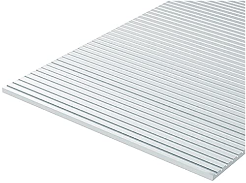 エバーグリーン スケールモデル プラシート カーサイディング 厚さ0.75mm 溝間隔0.64mm HOスケール 1枚入 模型用素材 70EG3025 厚さ0.75mm 溝間隔0.64mm 全幅152.4mm x 全長304.8mm 1枚入...