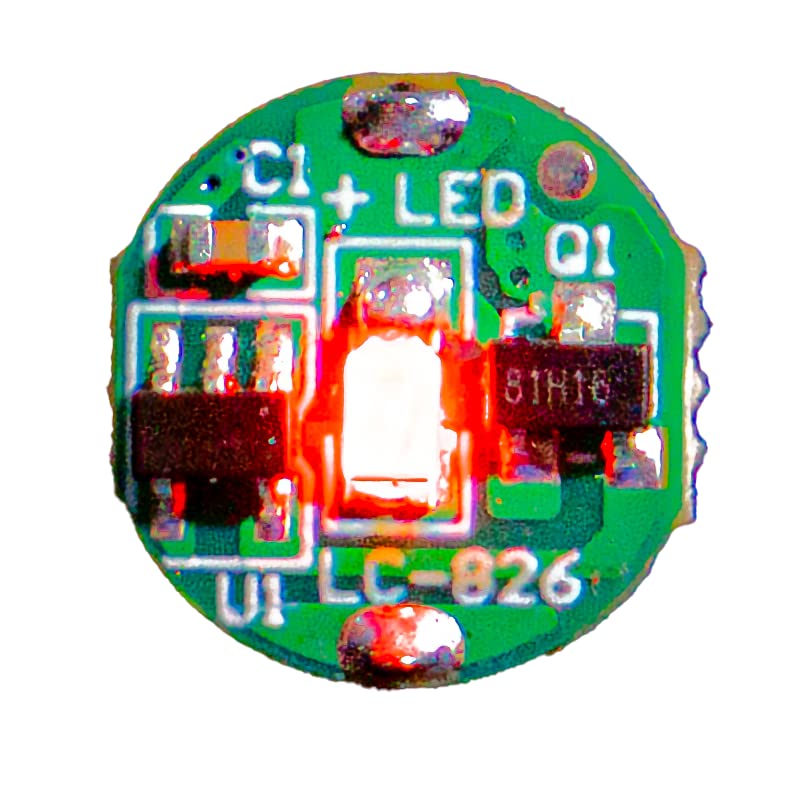 BitTradeOne ADMGL3 磁気スイッチ付LEDモジュール 3個セット (ADMGLRD3 レッド 3個セット) 直径約11mm、高さ約5mmの極小サイズにLED、スイッチと電池ケースが一体となった超コンパクトサイズのLEDモジュ...