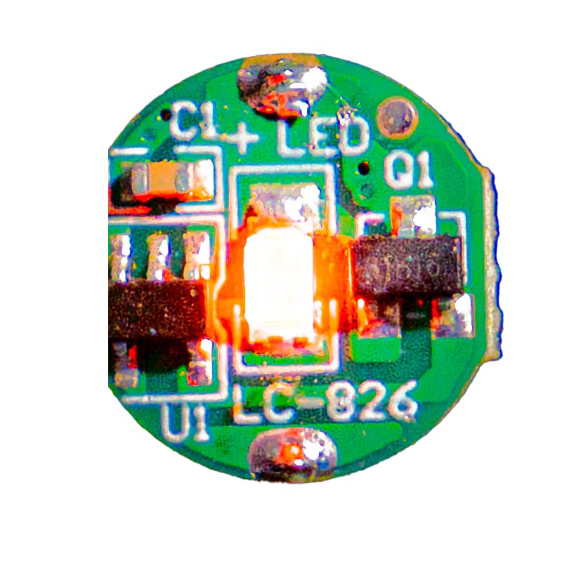 BitTradeOne ADMGL3 磁気スイッチ付LEDモジュール 3個セット (ADMGLOR3 オレンジ 3個セット) 直径約11mm、高さ約5mmの極小サイズにLED、スイッチと電池ケースが一体となった超コンパクトサイズのLEDモジ...