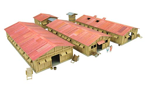 さんけい スタジオジブリシリーズ 1/150 千と千尋の神隠し 不思議の町-7 MK07-30 ペーパークラフト 難易度:★★★ 参考製作時間:20時間前後 (C) 2001 Studio Ghibli - NDDTM 【JANコード】45...