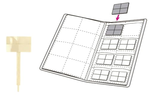 プラモ向上委員会(Plamokojoiinkai) パキッとカラーピース054 (バインダー付) ホビー用工具 PMKJ031 実際のプラモに近い条件で塗料の色見本を作成できる、カラーピースと専用バインダーのセット カラーピースの曲面と平面...