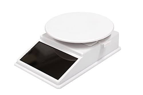 プラッツ ソーラーターンテーブル 74 白 W100×D67×H30mm(回転台74mm) ディスプレイ用アクセサリ PMM-11wh 回転範囲が選択できるソーラーターンテーブル 組立不要ですぐに使えて電池もコードも不要 全周回転と120度...