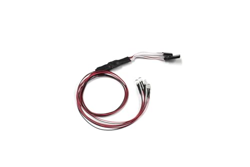 京商 (Kyosho) LEDライトユニット (Φ5 / 4灯 / L＝400 / レッド) 97054-4R-C 受信機から電源を取るタイプのLEDライトユニット。 2灯/4灯、ハロゲン/クリア/レッドをそれぞれラインナップ。 付属のコネ...