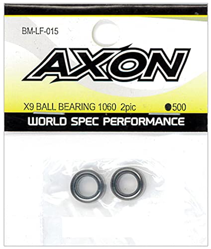 X9 BALL BEARING 1060 2pic BM-LF-015 ワークススペックのクォリティ。 トップスピードで応える超ローフリクション!! アクソン X9ボールベアリングは、抜群の精度でベアリング回転時の振動を限りなく抑えた究極の...