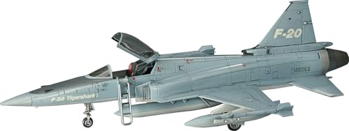 ハセガワ 1/72 アメリカ空軍 F-20 タイガーシャーク プラモデル B3 組み立て塗装が必要なプラモデル。 別途、接着剤や工具、塗料等が必要。 1/72スケール未塗装プラスチック組み立てキット 完成サイズ:全長197mm、全幅111m...