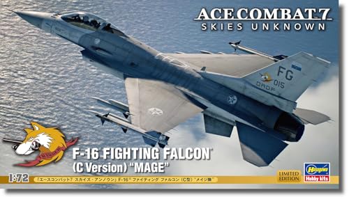 ハセガワ(Hasegawa) クリエイターワークスシリーズ エースコンバット7 スカイズ・アンノウン F-16 ファイティングファルコン(C型) メイジ隊 1/72スケール プラモデル SP610 ACE COMBATTM7: SKIES ...