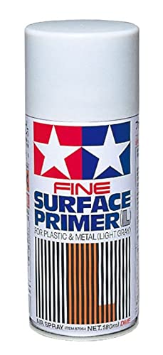 タミヤ(TAMIYA) メイクアップ材シリーズ No.46 スーパーサーフェイサーL ライトグレイ 180ml 模型用塗料 87064 正味量:180ml 塗装の下塗り用や下地仕上げ用として使えるスプレー 用途:プラスチックモデル、模型、工...