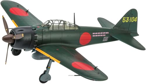 ハセガワ 1/48 三菱 A6M5 零式艦上戦闘機 52型 “撃墜王” w/フィギュア プラモデル 07569 組み立て塗装が必要なプラモデル。 別途、接着剤や工具、塗料等が必要。 1/48スケール未塗装プラスチック組み立てキット 完成時サ...